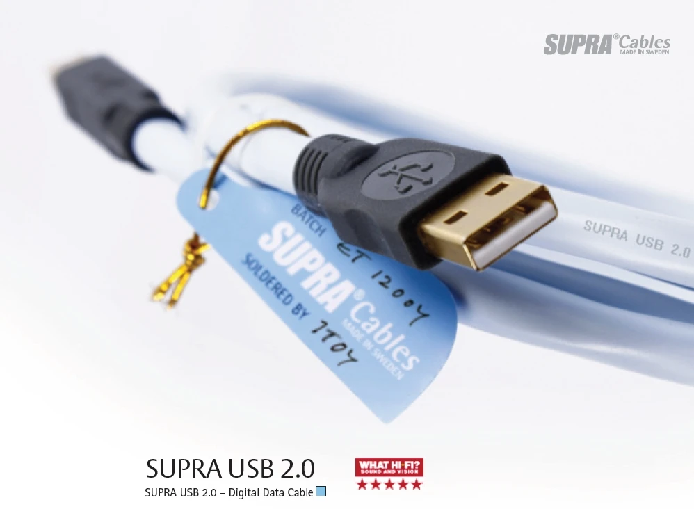 SUPRA USB 2.0 A-B Cable 1.0 m :: Techhouse